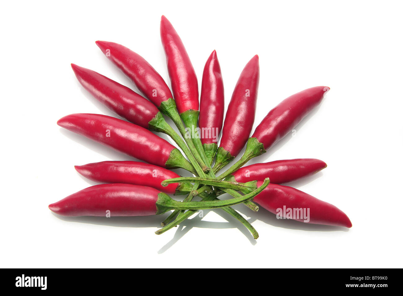 Hot chillies red Cut Out Stock Images & Pictures - Alamy