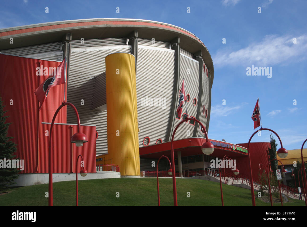 entrance to Pengrowth Saddledome Calgary Alberta Canada September 2006 ...