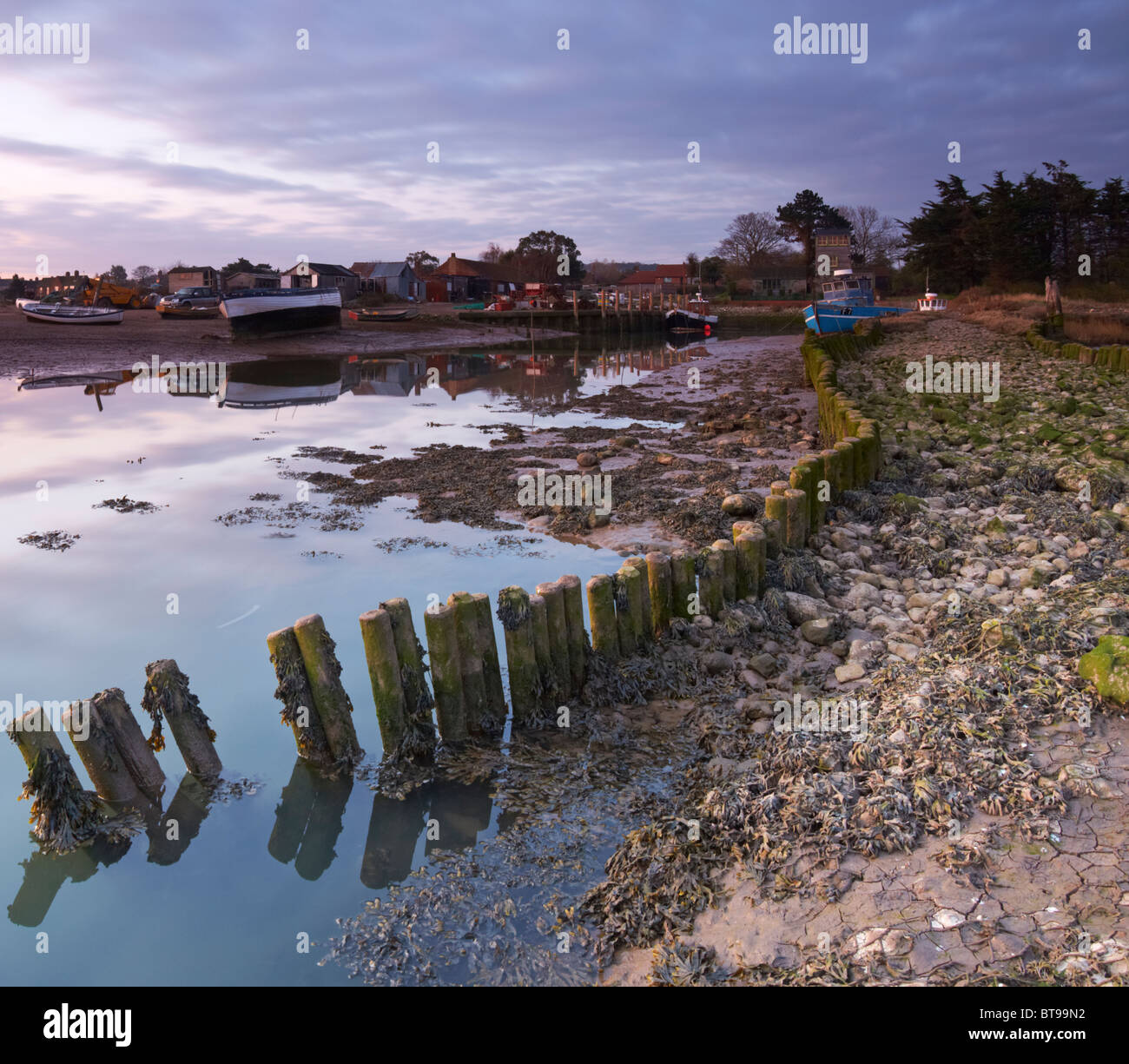 Brancaster Staithe Beach Norfolk Stock Photos & Brancaster Staithe ...