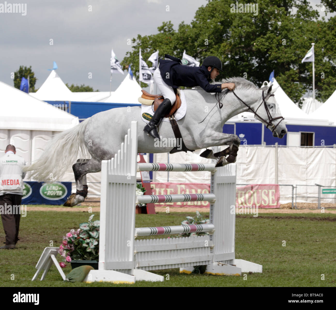 showjumping at Stoneleigh Stock Photo - Alamy