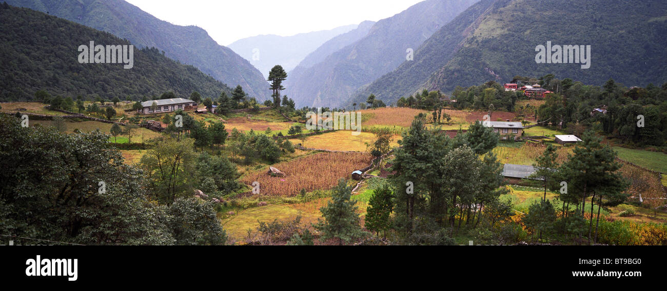 High altitude agriculture Stock Photo - Alamy