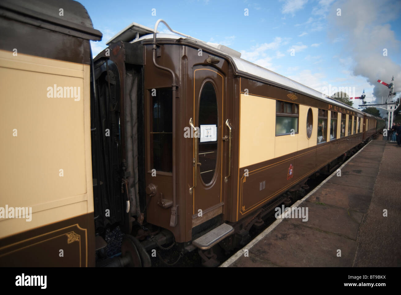 Pullman Carriages, Bluebell Railway, Sussex, England Stock Photo - Alamy