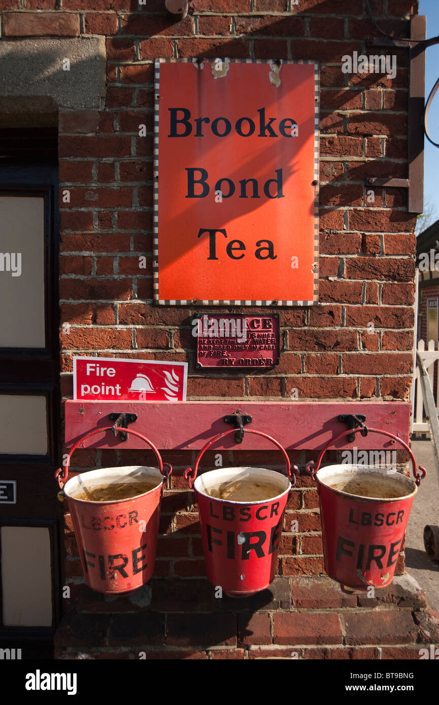 Brooke Bond Tea Enamel Sign, Sheffield Park Station, Bluebell Railway ...