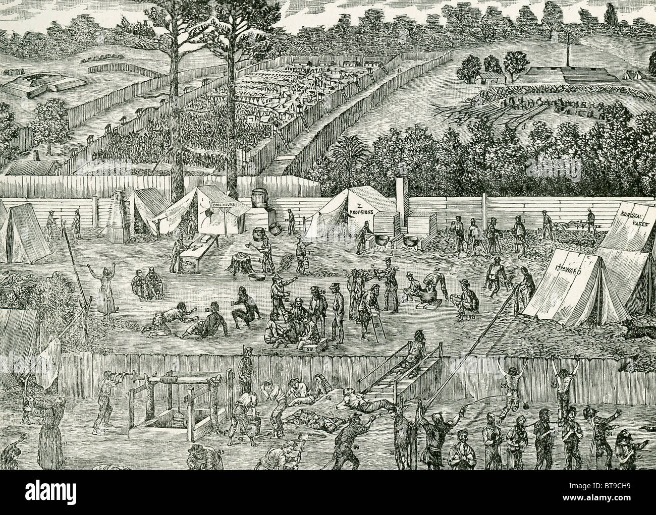 American civil war prison camps High Resolution Stock Photography and ...