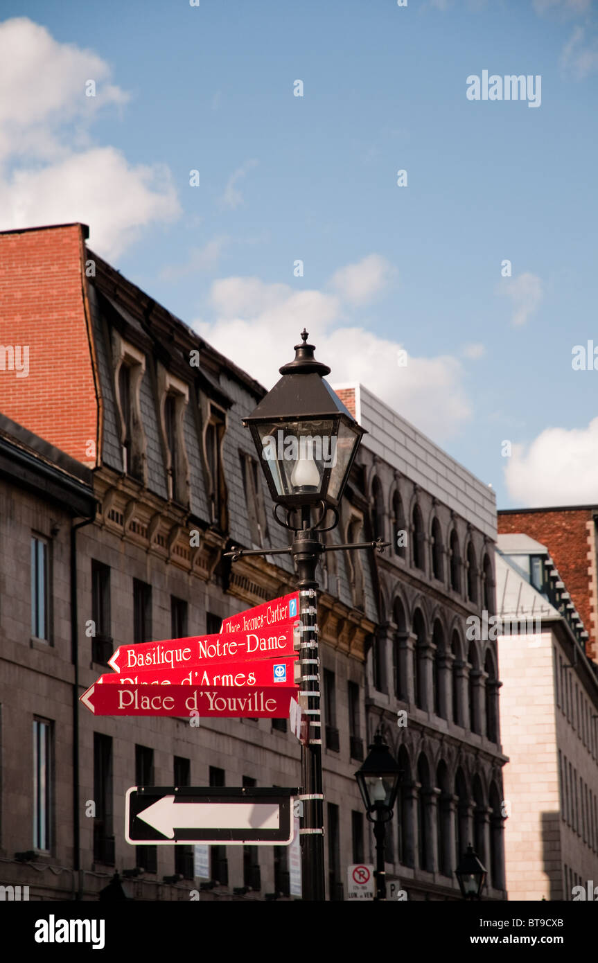 Montreal traffic sign hi-res stock photography and images - Alamy