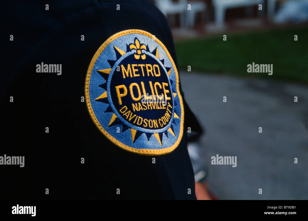 Shoulder patch of the Nashville Metro Police Department, USA Stock ...