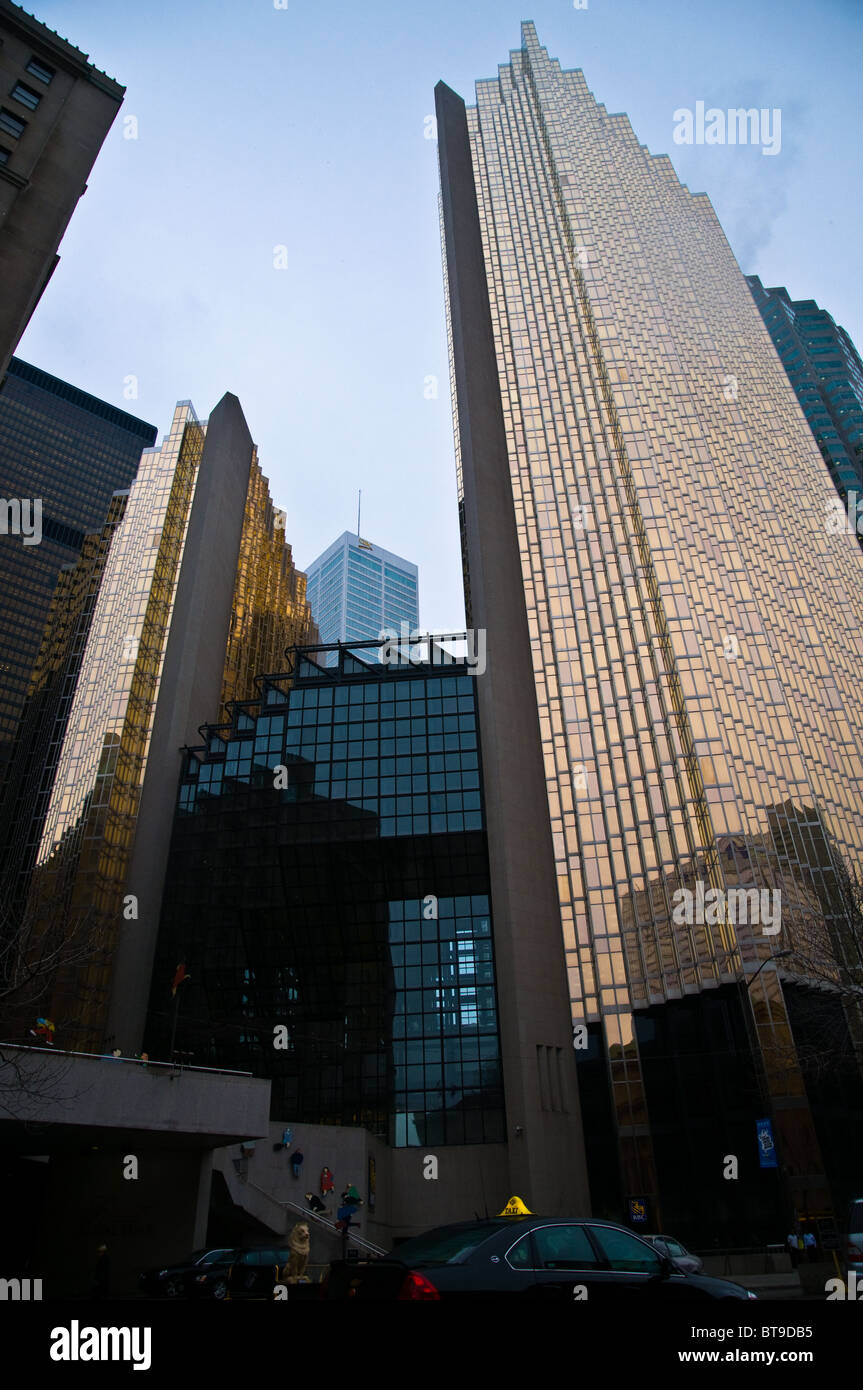 View of skyscrapers in Toronto Canada Stock Photo - Alamy