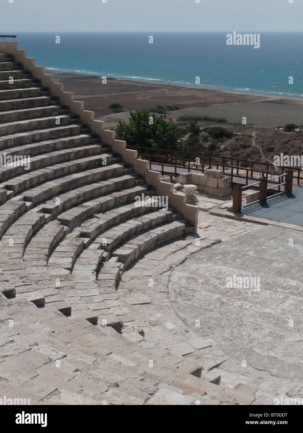 Amphitheatre at Kourion (Curium), near Limassol, Cyprus Stock Photo - Alamy