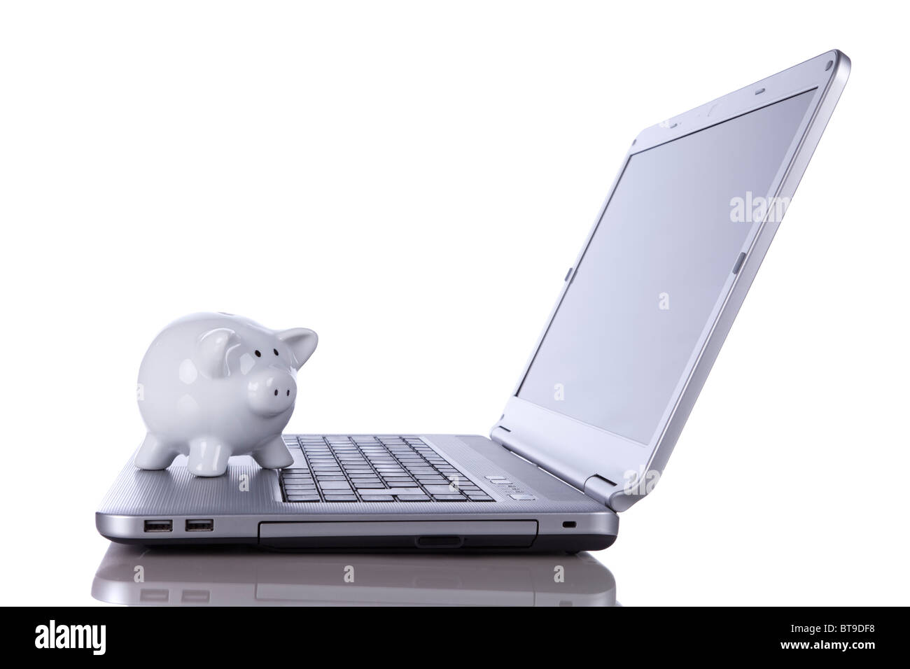 Piggy bank hi tech hi-res stock photography and images - Alamy