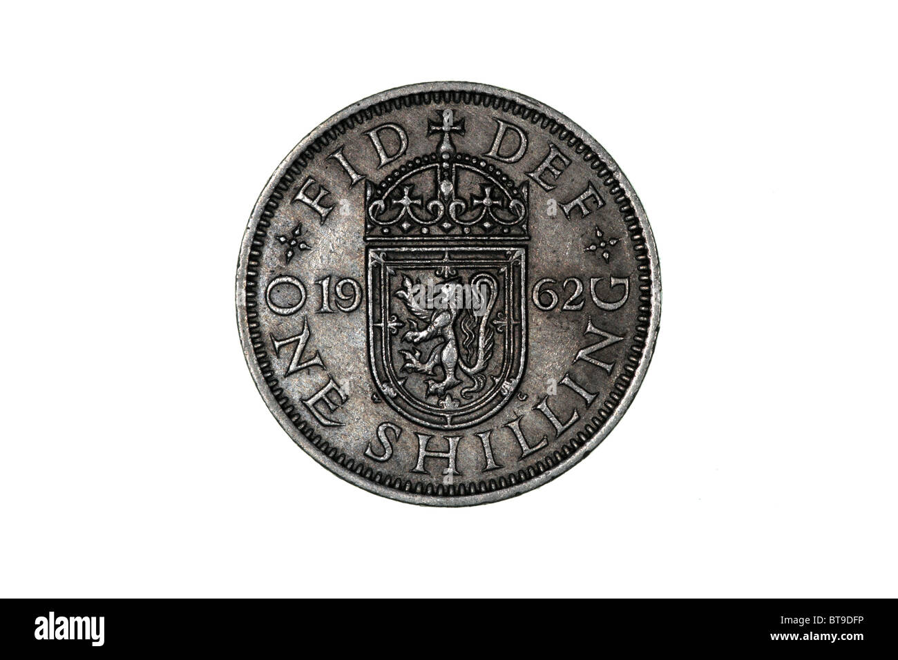 Old british shilling hi-res stock photography and images - Alamy