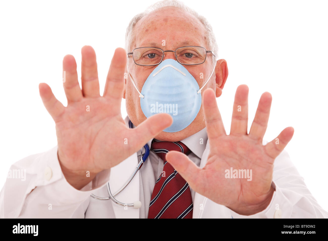 Mature man mask protection hi-res stock photography and images - Alamy