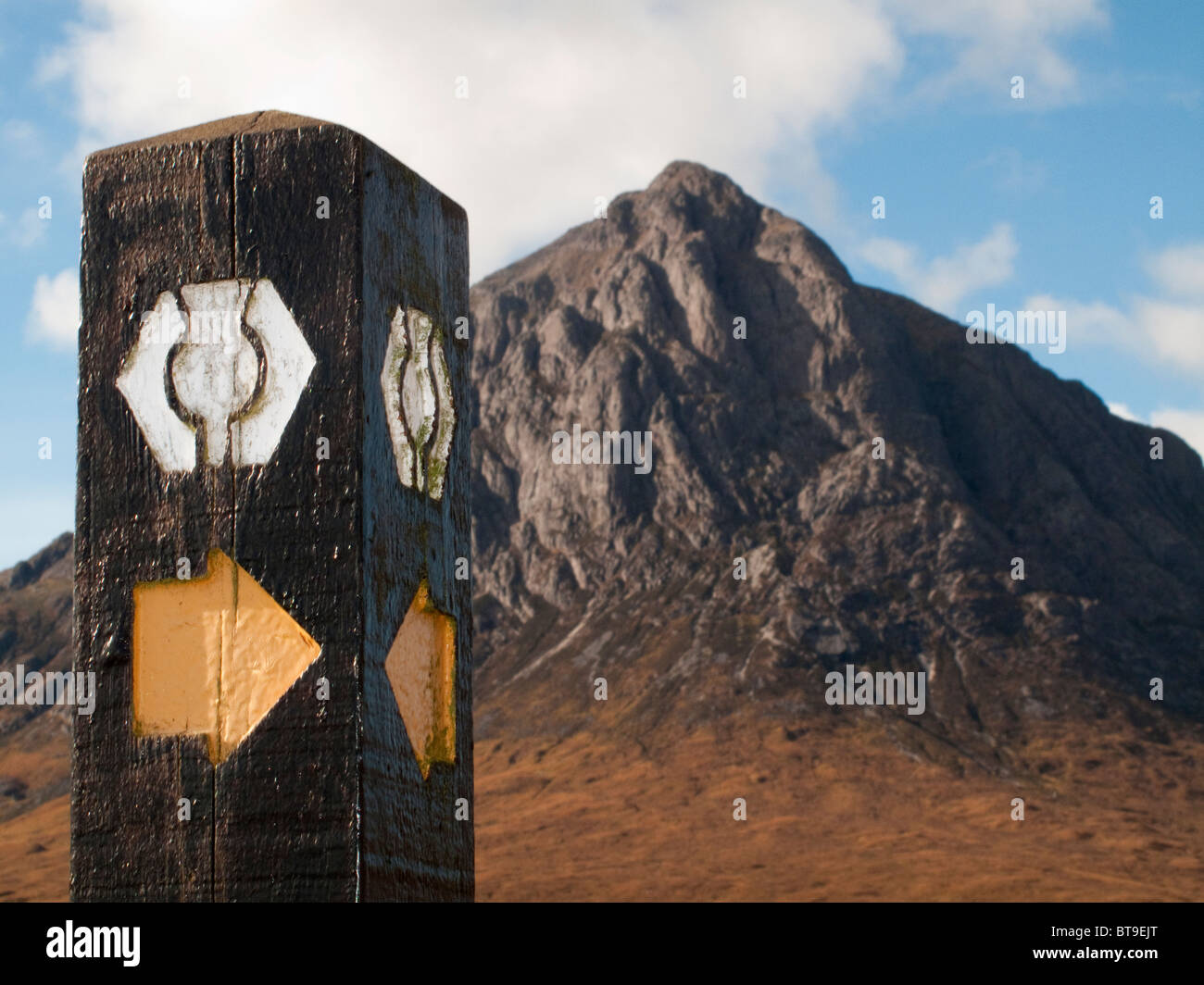 West highland way sign hi-res stock photography and images - Alamy