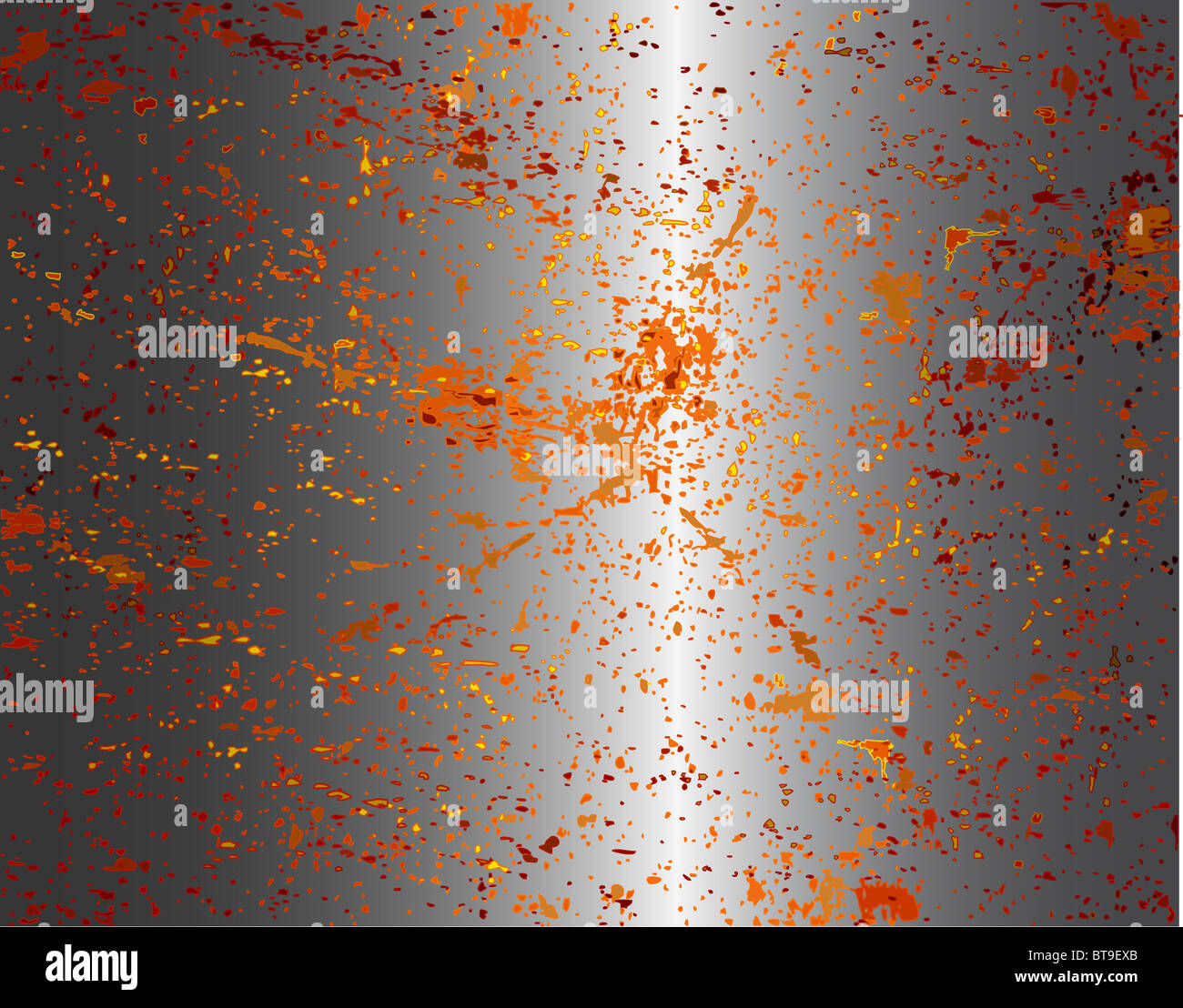 Abstract illustrated background of a rusty metal sheet Stock Photo - Alamy
