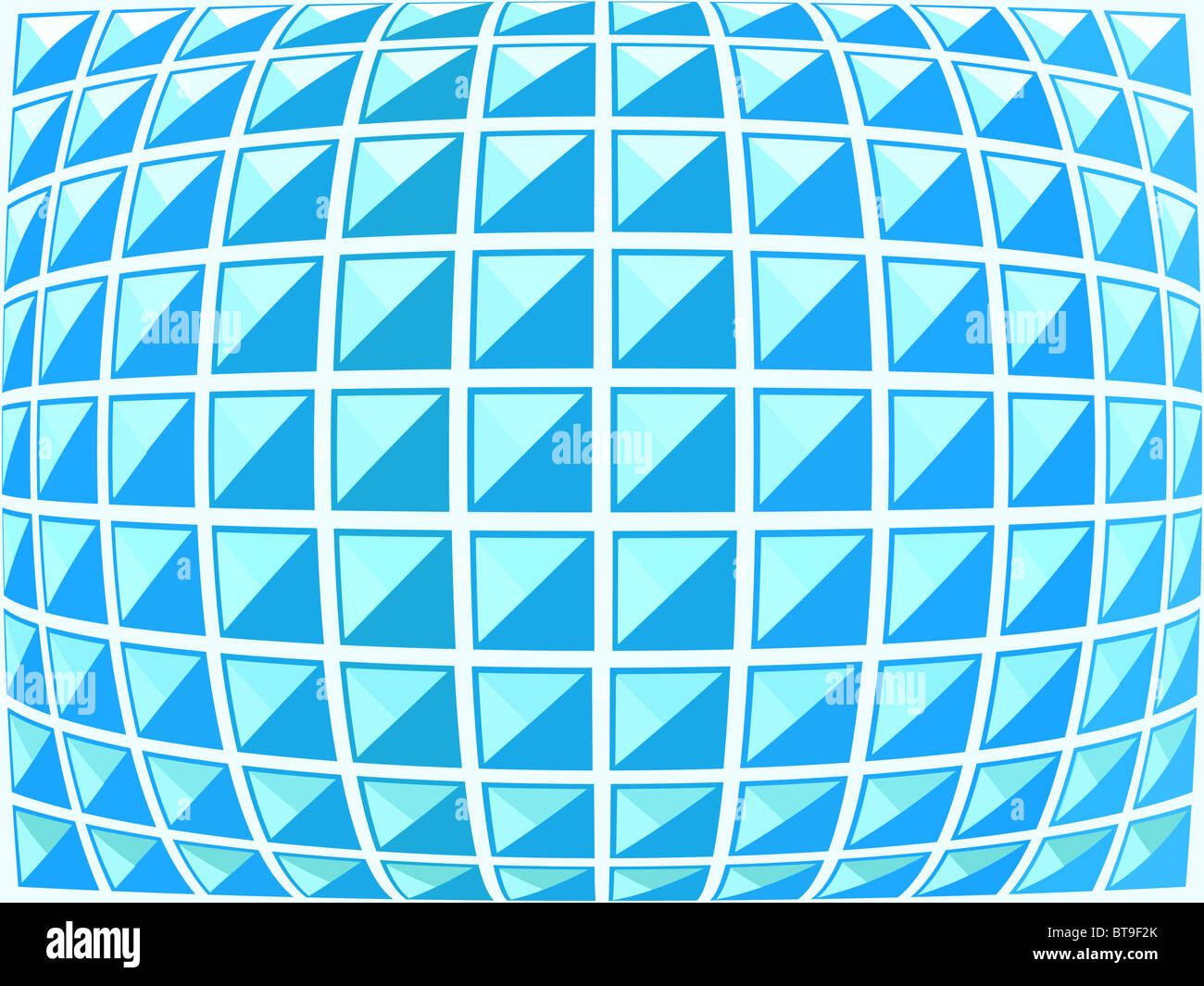 Illustrated background of glass squares with barrel effect Stock Photo ...