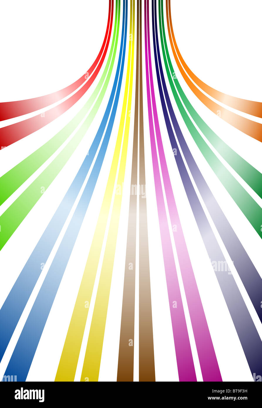 Abstract illustrated design of colored lines using gradients Stock ...