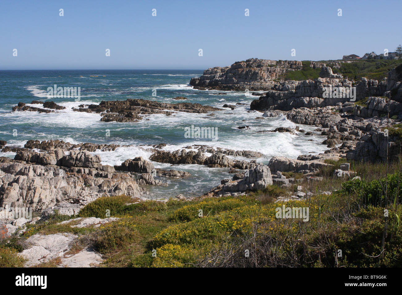 South Africa, Indian ocean, eastern coast, cape origin, Hermanus, waves ...