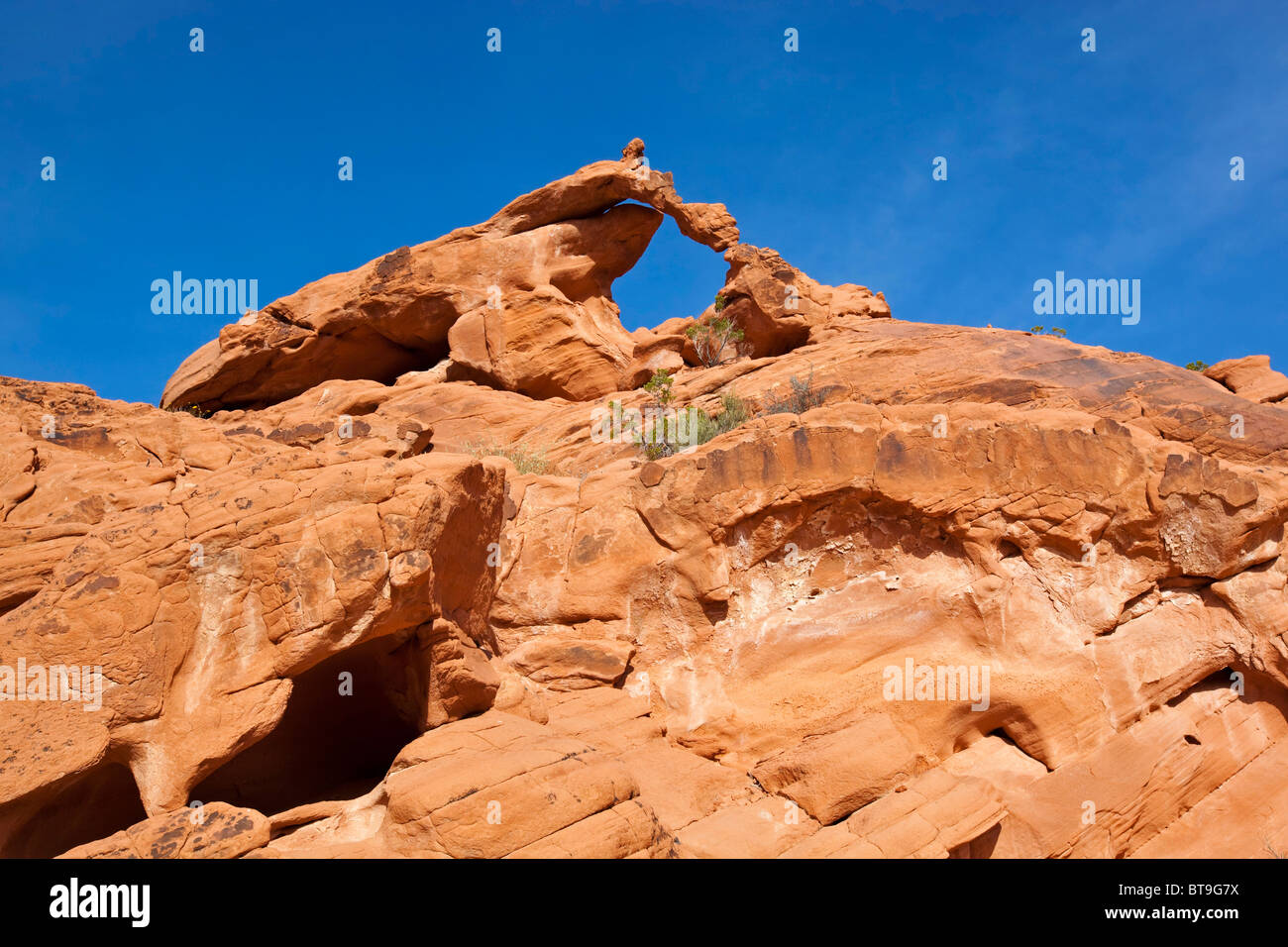 Ephemeral Arch, natural rock arch, Valley of Fire State Park, Nevada ...