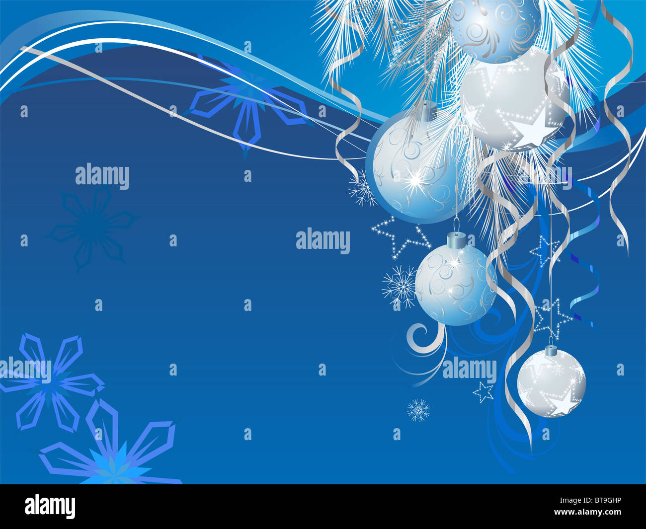 Illustration of christmasy elements Stock Photo - Alamy