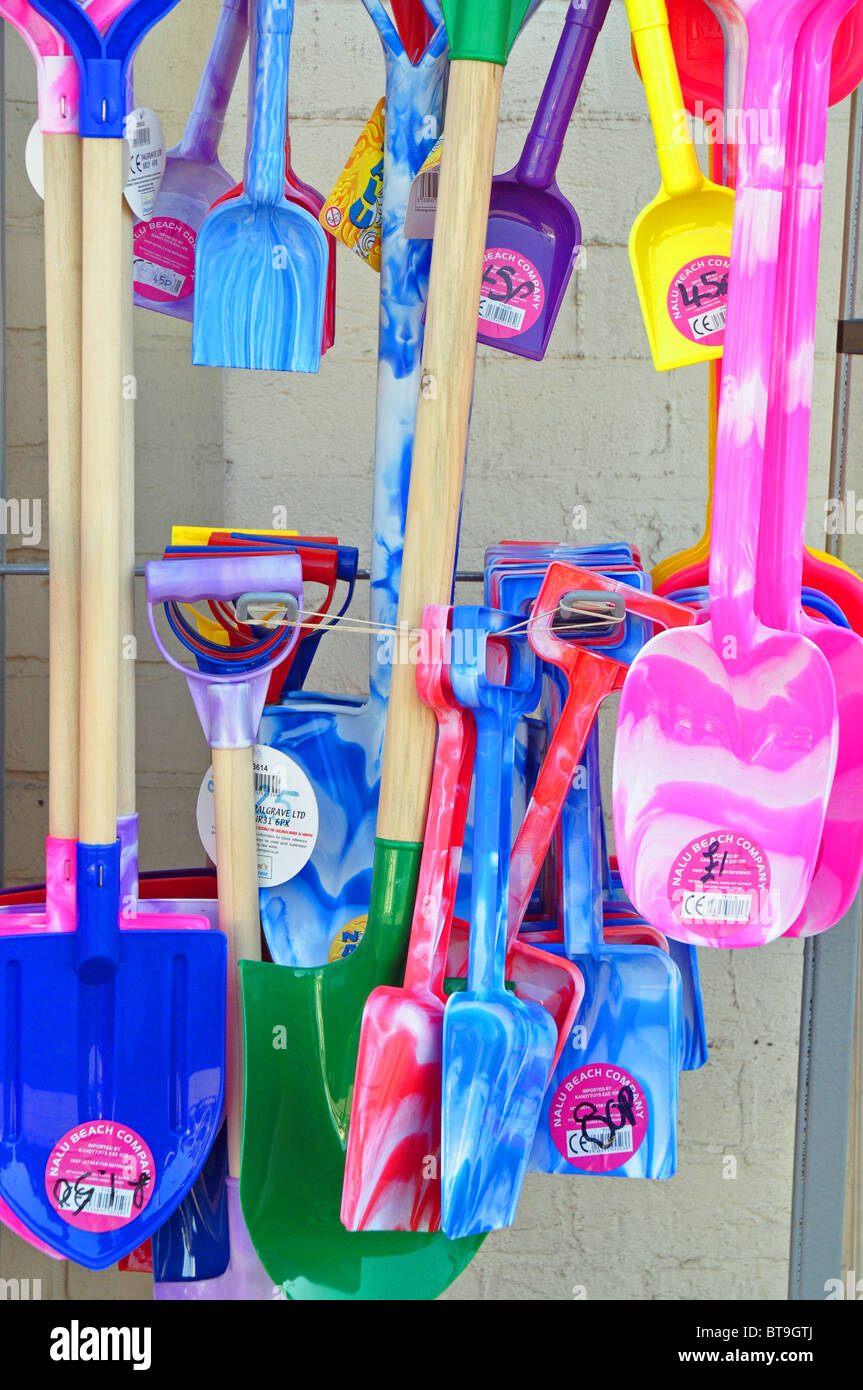 Spades at the beach hi-res stock photography and images - Alamy