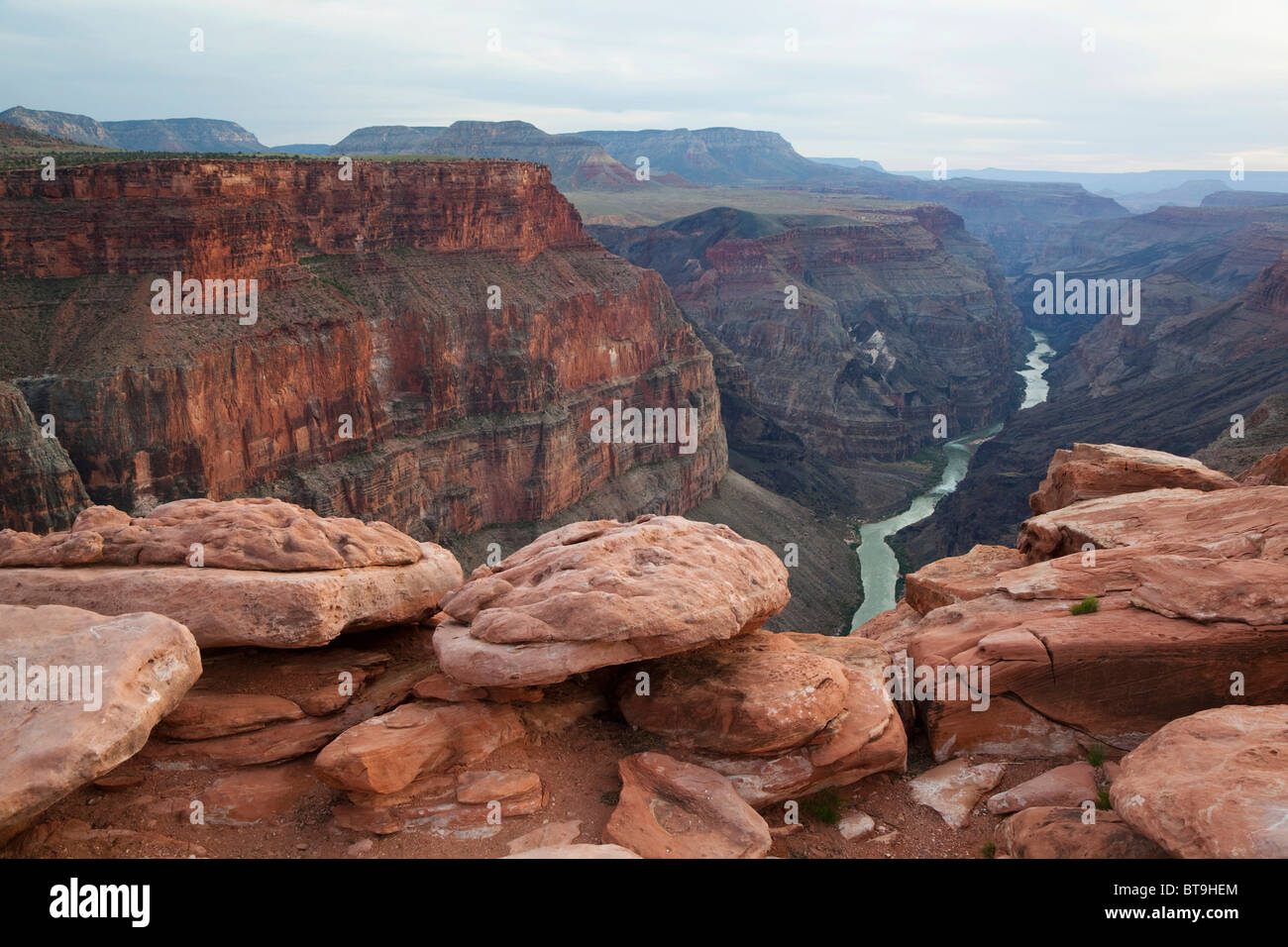 Grand Canyon and Colorado River seen from Toroweap Point, Tuweep Area ...