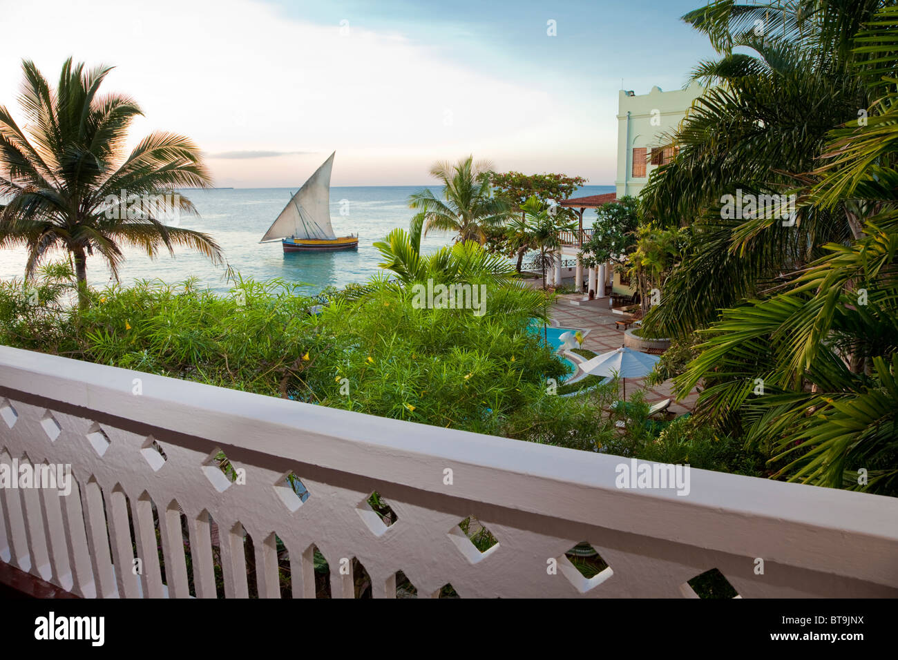 Stone town zanzibar tanzania shangani hi-res stock photography and ...