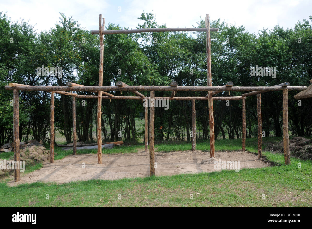 Simple wooden framework construction hi-res stock photography and ...