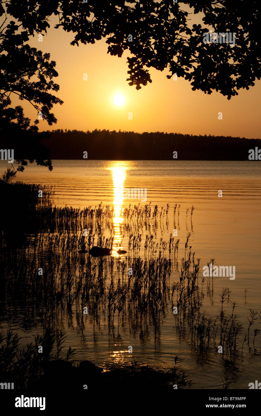 Sunset reflection over water hi-res stock photography and images - Alamy