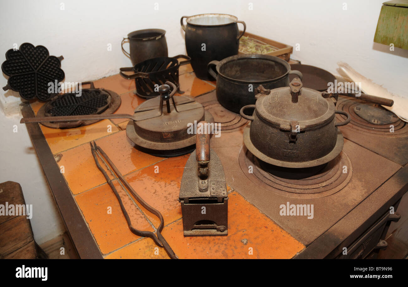 Interior traditional rustic polish kitchen hi-res stock photography and ...