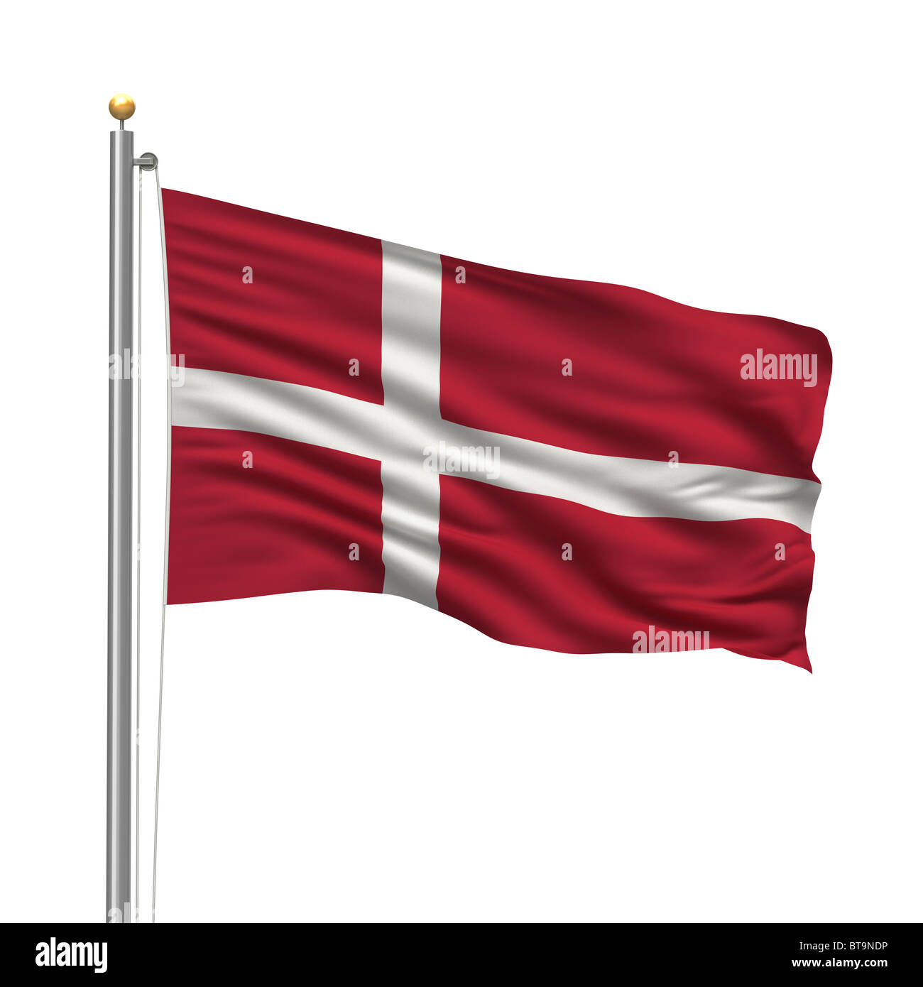Flag of Denmark Stock Photo - Alamy