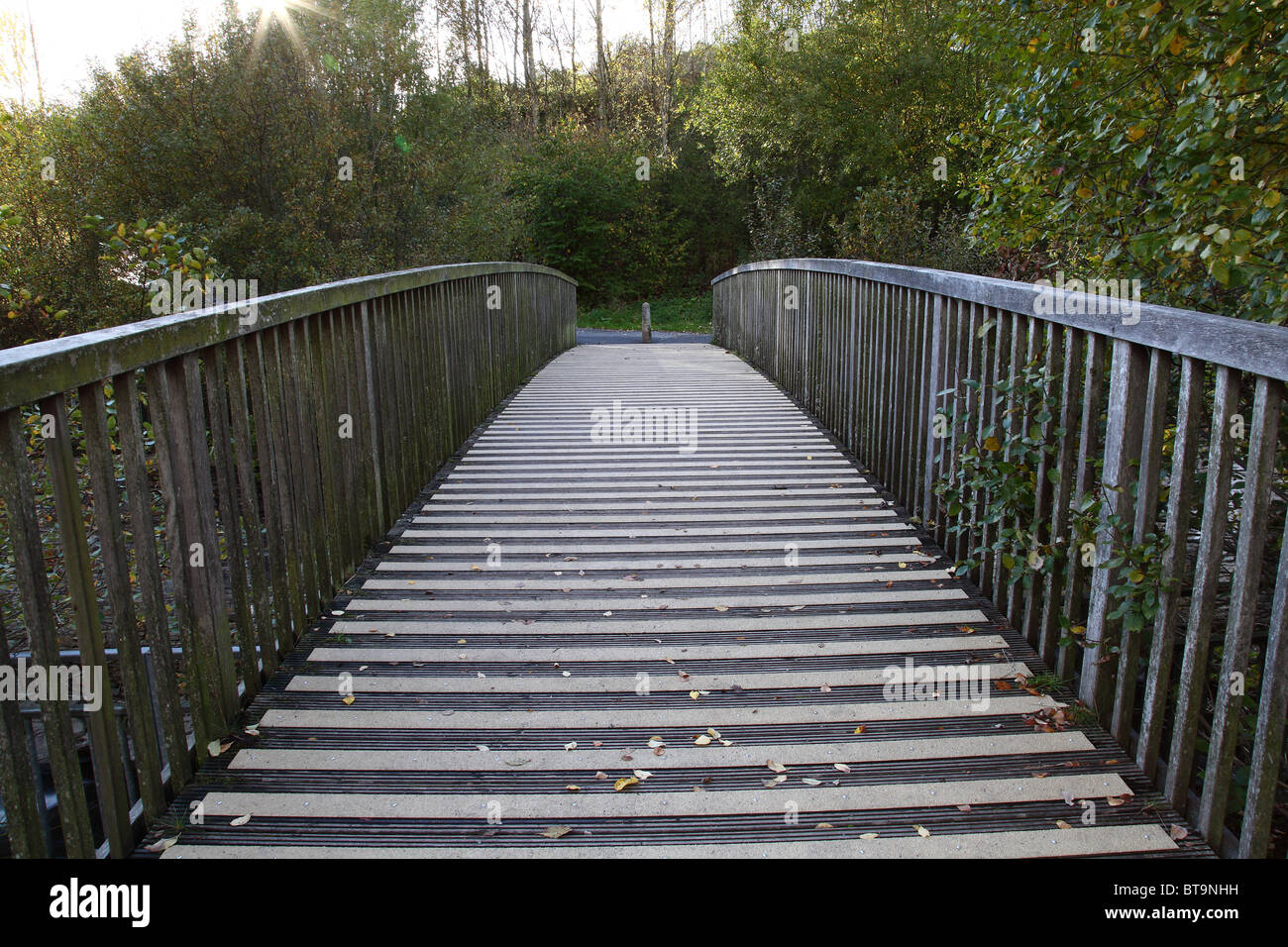 Wood wooden rails hi-res stock photography and images - Alamy