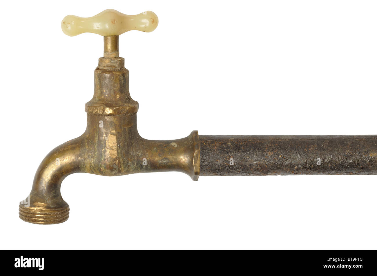 Old water pipe Cut Out Stock Images & Pictures - Alamy