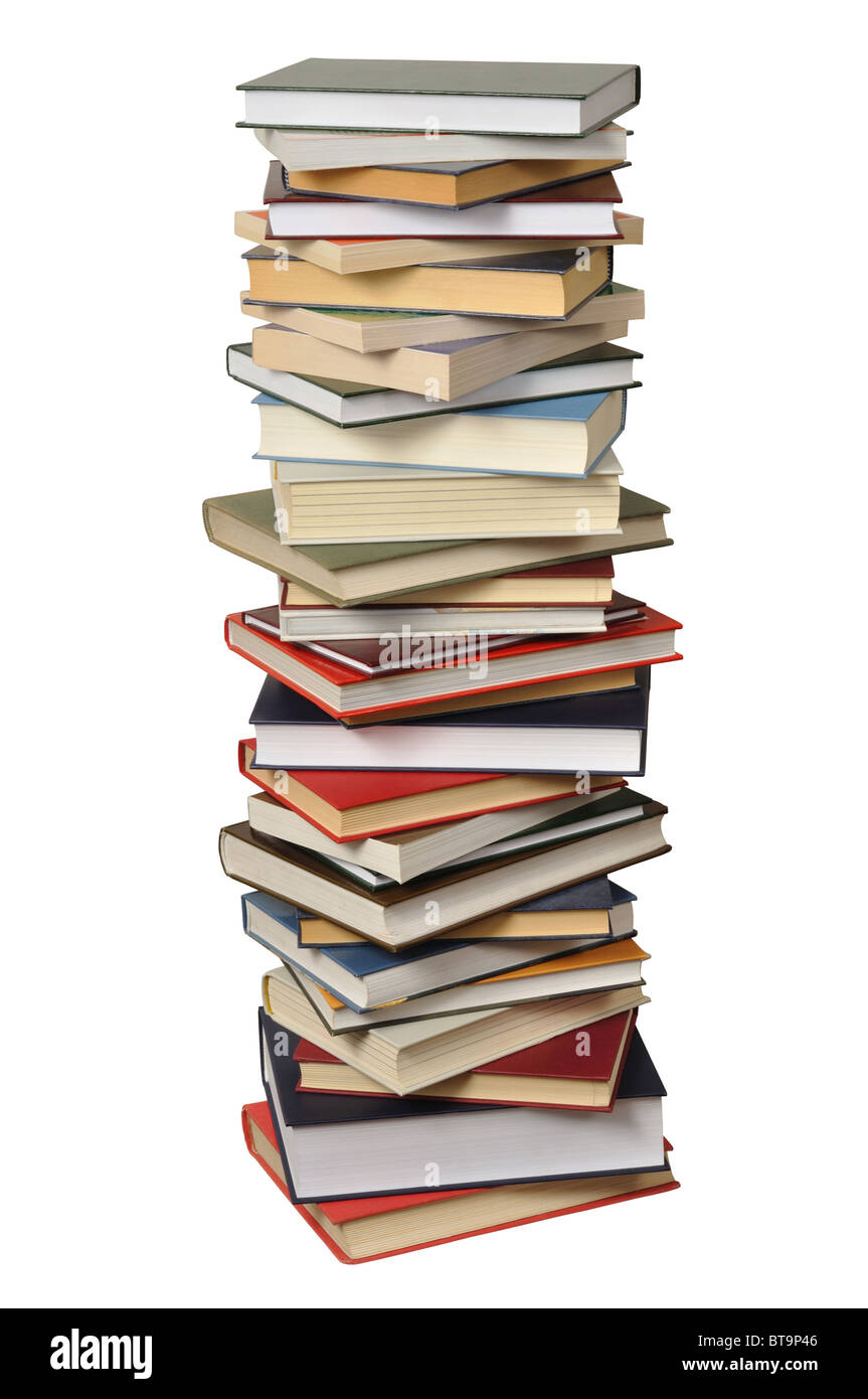 Pile books Cut Out Stock Images & Pictures - Alamy