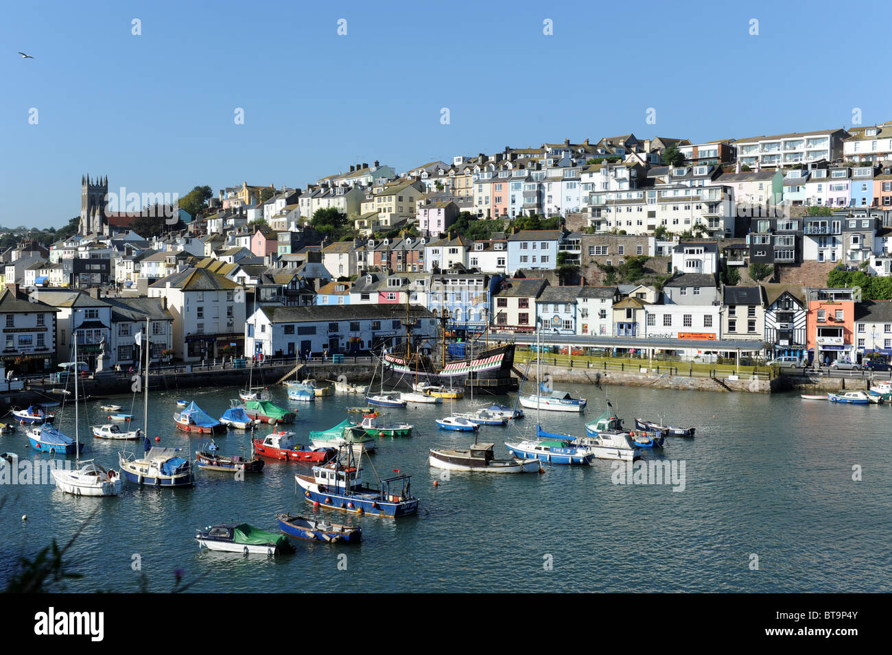 Brixham Harbour Devon Uk Stock Photo - Alamy