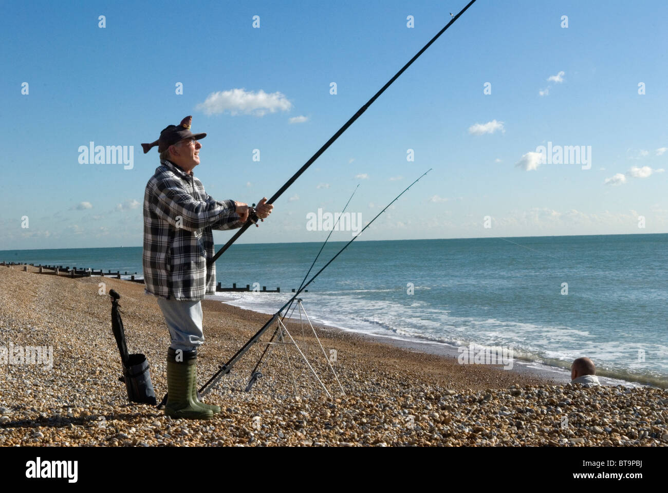 Wearing fishing hat hi-res stock photography and images - Alamy