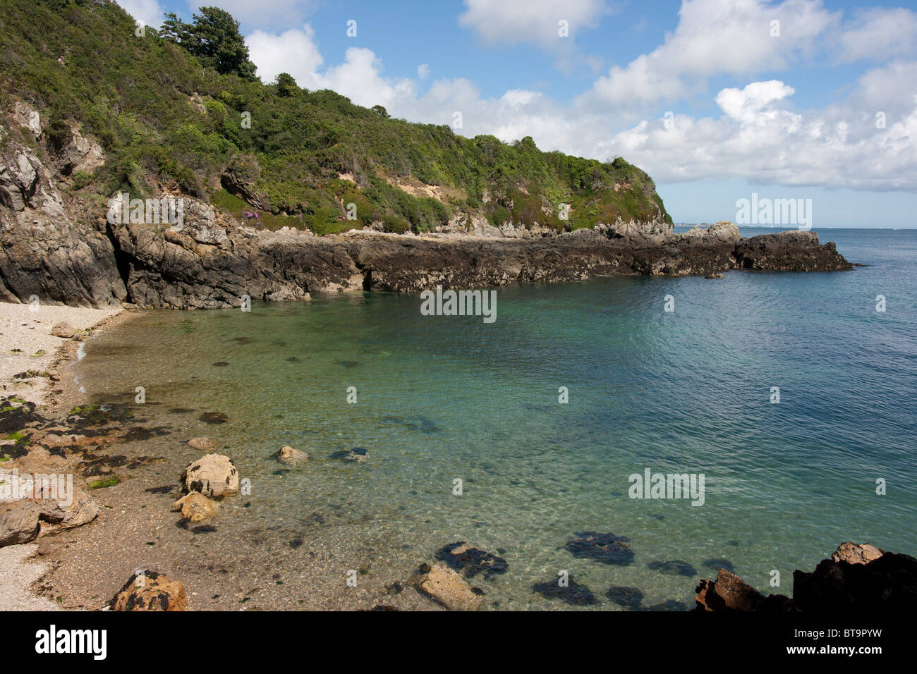 Marble Bay Guernsey Stock Photo - Alamy