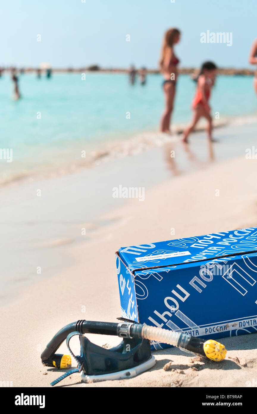 Summer equipment snorkeling close hi-res stock photography and images ...