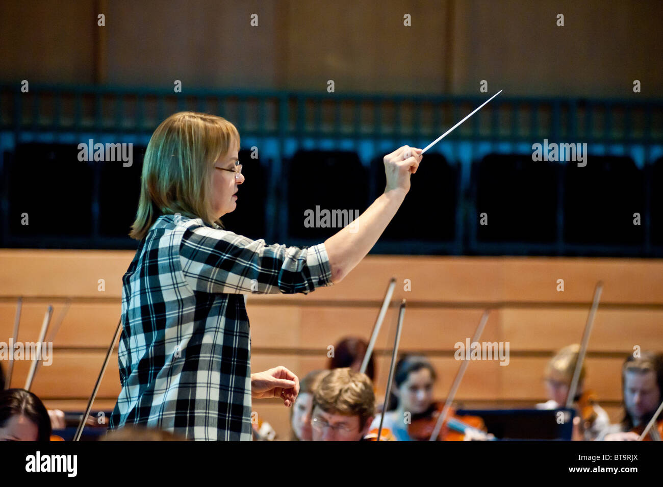 Anne Dudley and The Royal Philharmonic Orchestra rehearsal for Concert ...