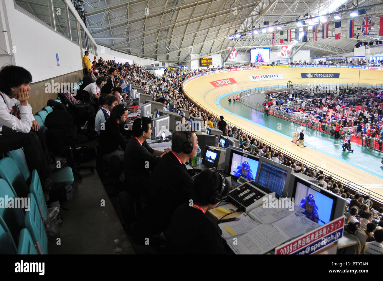 Manchester Velodrome The National Cycling Centre Stock Photo - Alamy