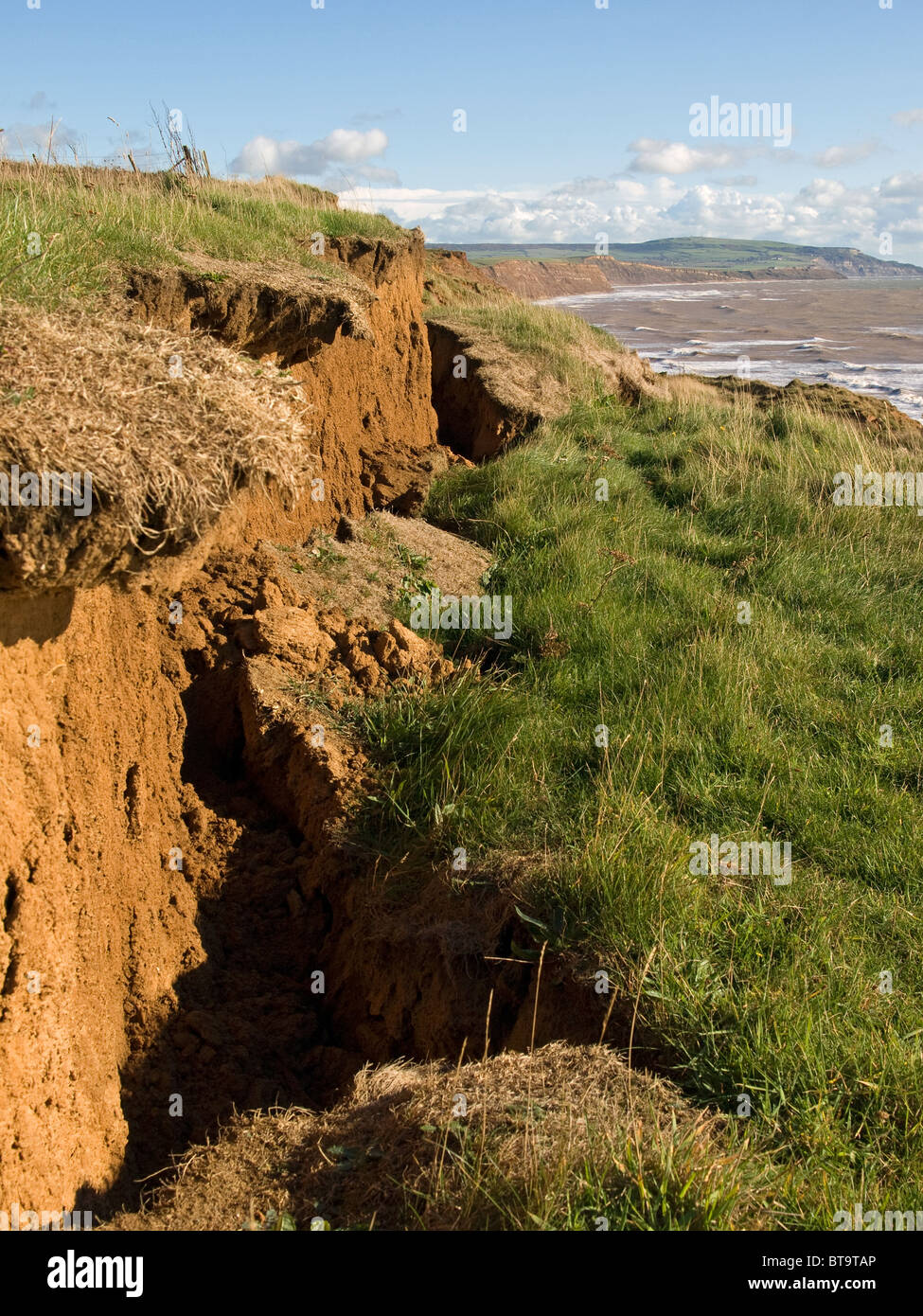 Land fall slide slip hi-res stock photography and images - Alamy