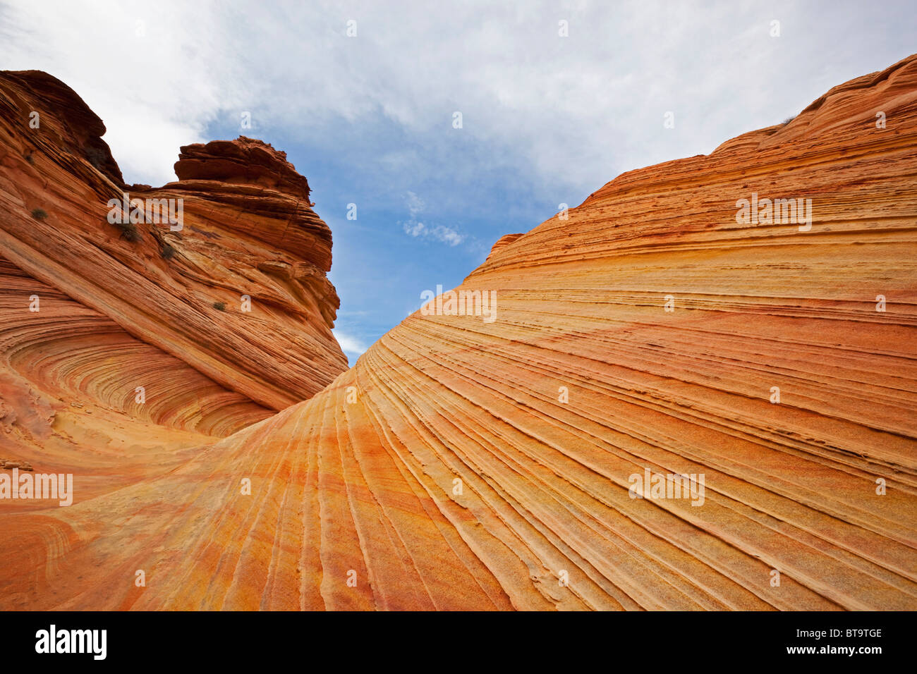Colorful rock formations in the Coyote Buttes South, Paria Canyon ...
