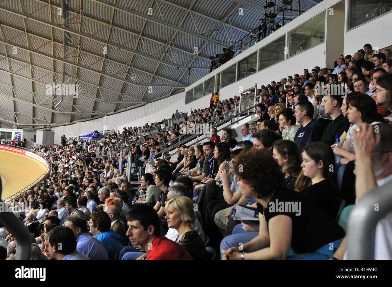 Manchester Velodrome The National Cycling Centre Stock Photo - Alamy
