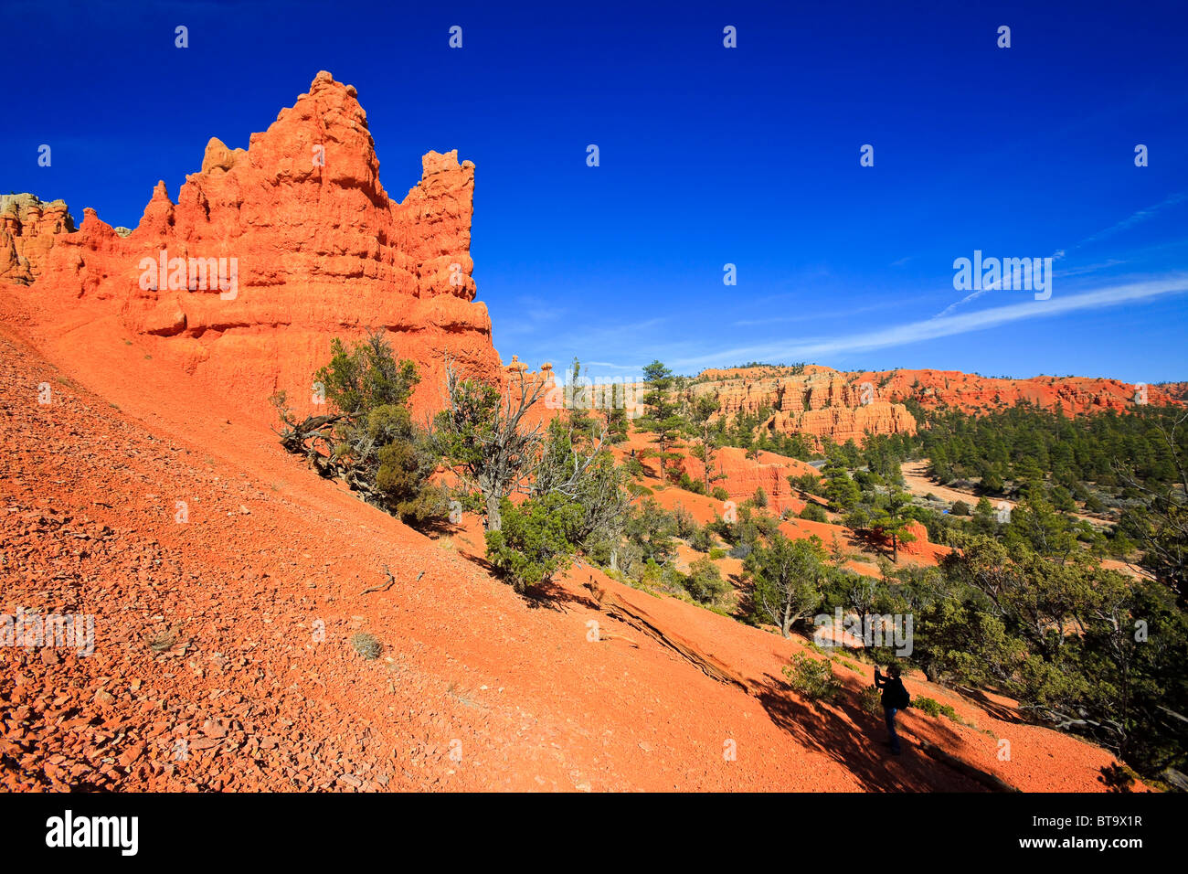 Red Rocks in the Red Canyon, Hillsdale, Panguitch, Utah, USA, North ...