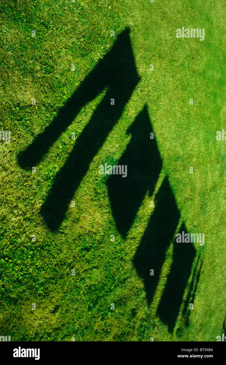 Shadow of Laundry Hanging Stock Photo - Alamy