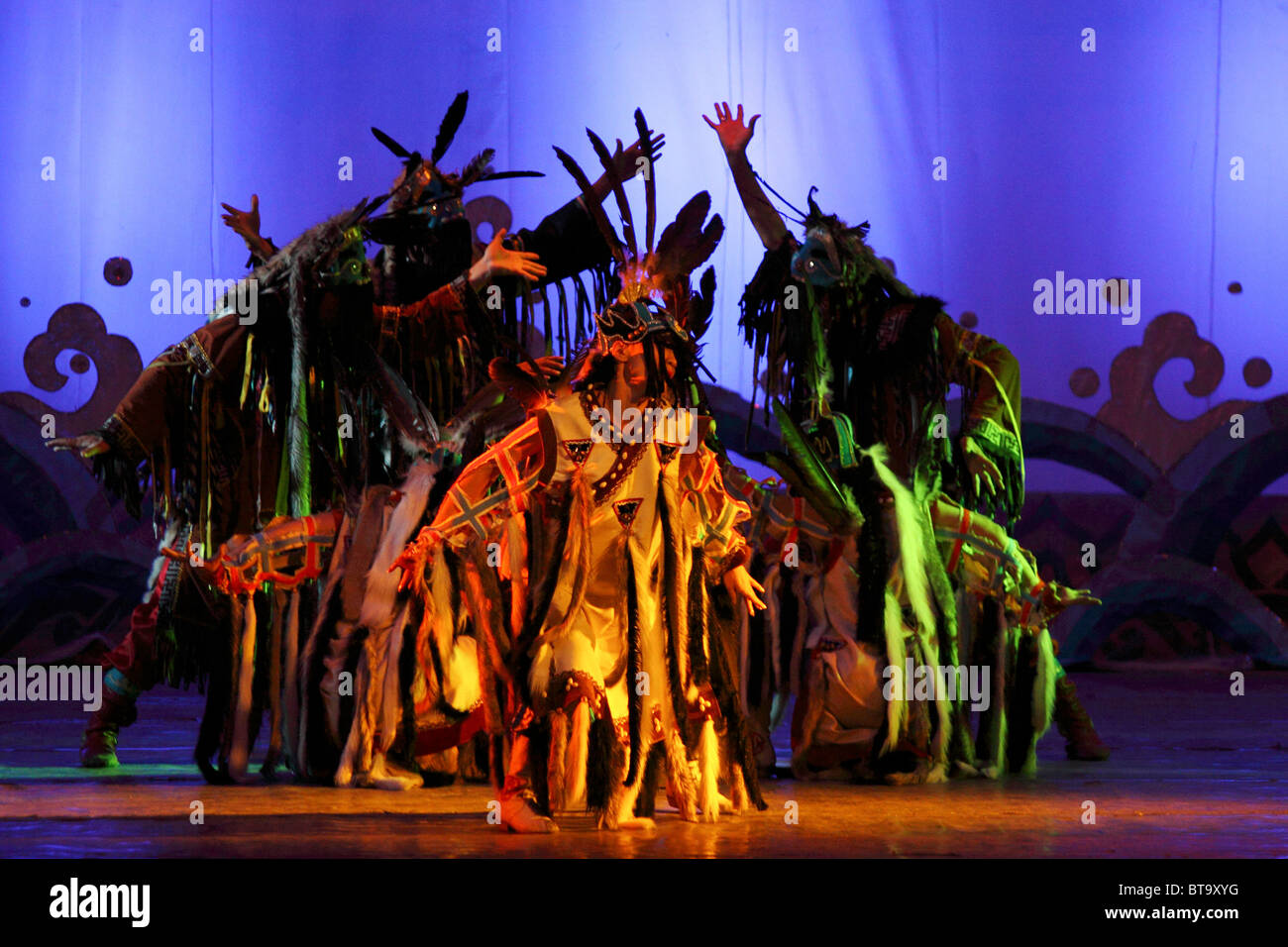 Traditional dance and song, Ulaan Baatar, Mongolia Stock Photo - Alamy