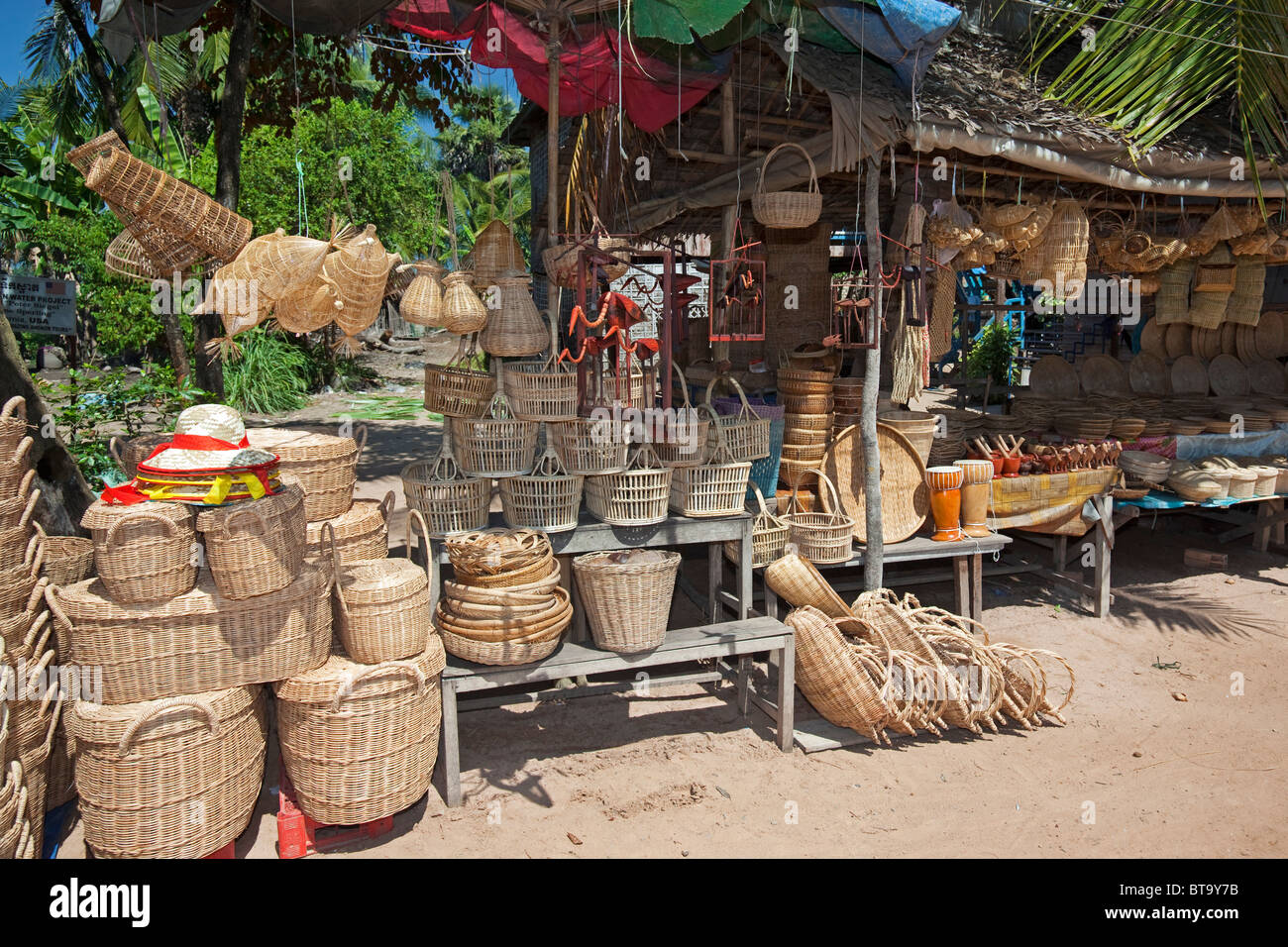 Market Stall, Angkor,Siem Reap, Cambodia Stock Photo - Alamy