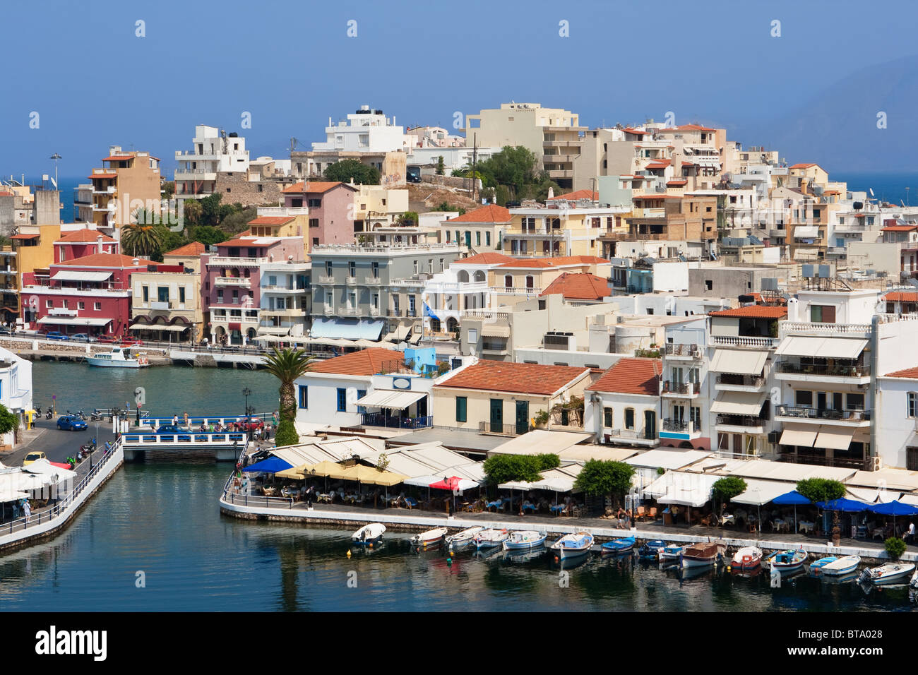 Agios Nikolaos Crete, Greece Stock Photo - Alamy