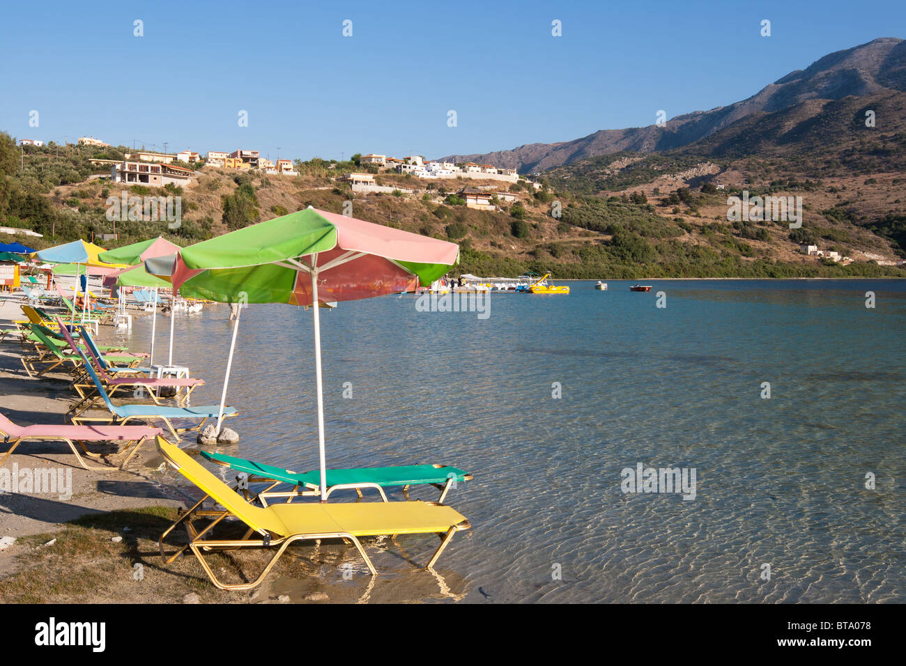 Kournas lake. Crete Stock Photo - Alamy