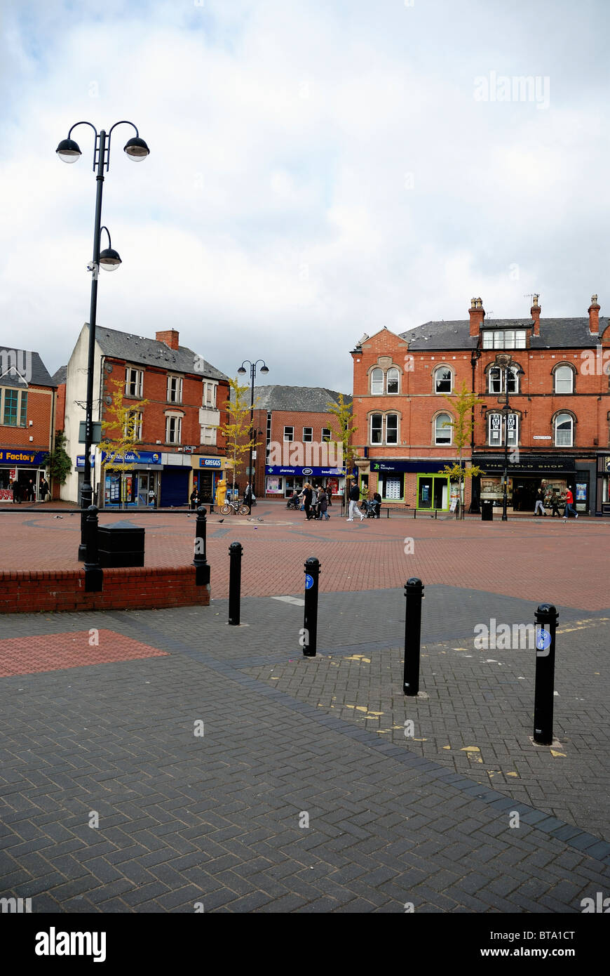 bulwell town centre market place Nottingham england uk Stock Photo - Alamy