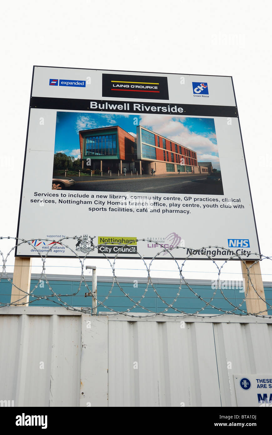 Nottingham construction new building hi-res stock photography and ...