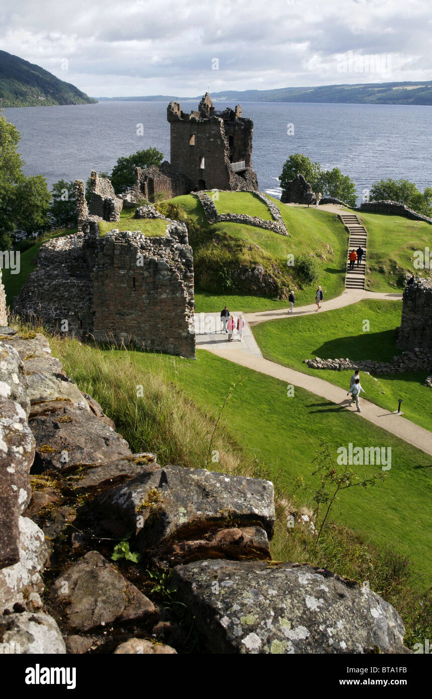 Urquhart Castle & Loch Ness, Scotland Stock Photo - Alamy